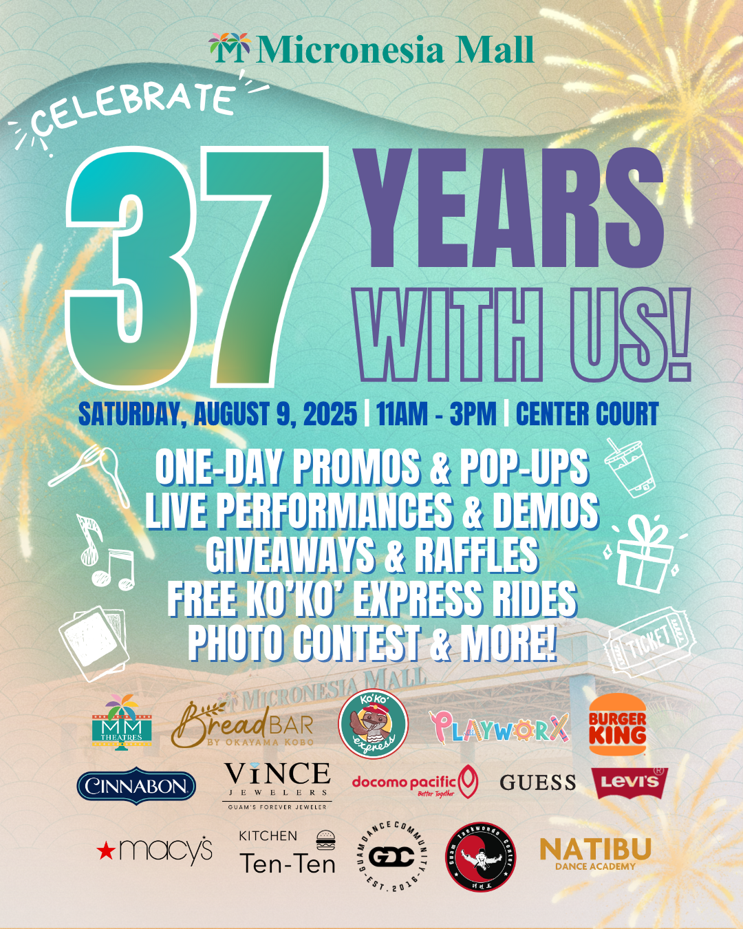 Micronesia Mall's 37th Anniversary | Events & Promotions | Micronesia Mall